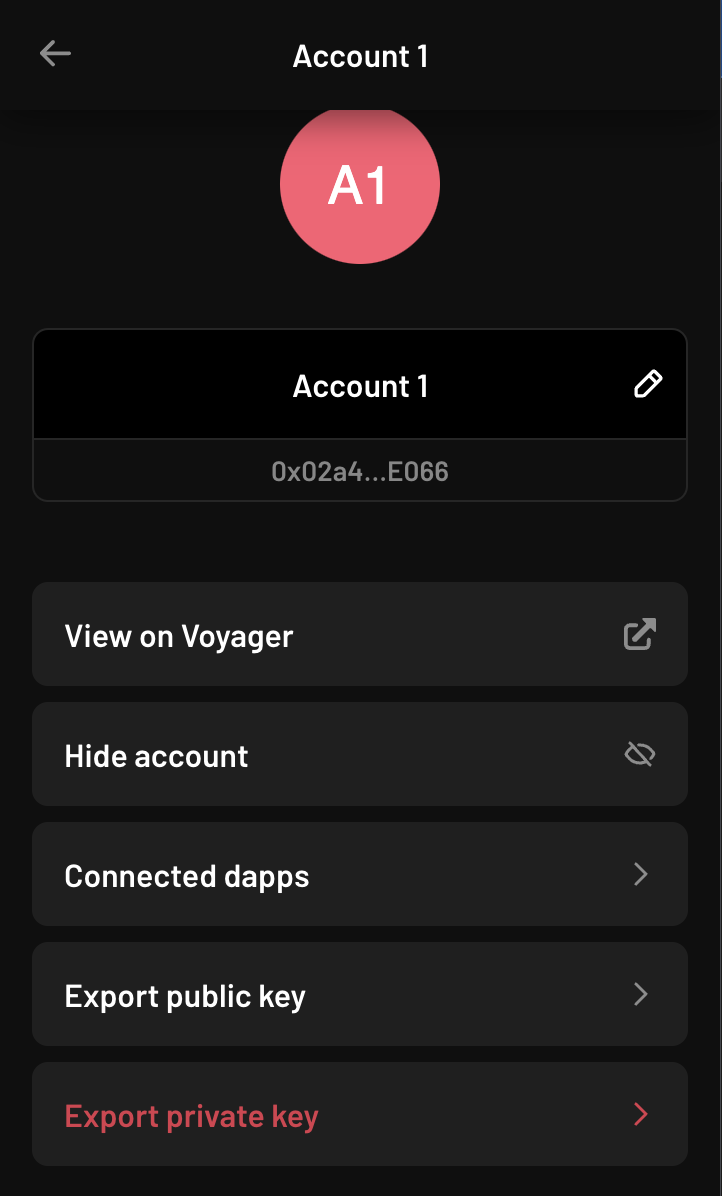 Where can I find my private key? – Argent Labs